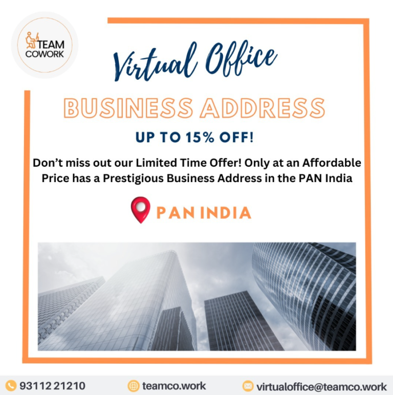 What are the key benefits of a Virtual Office Address - Team Cowork